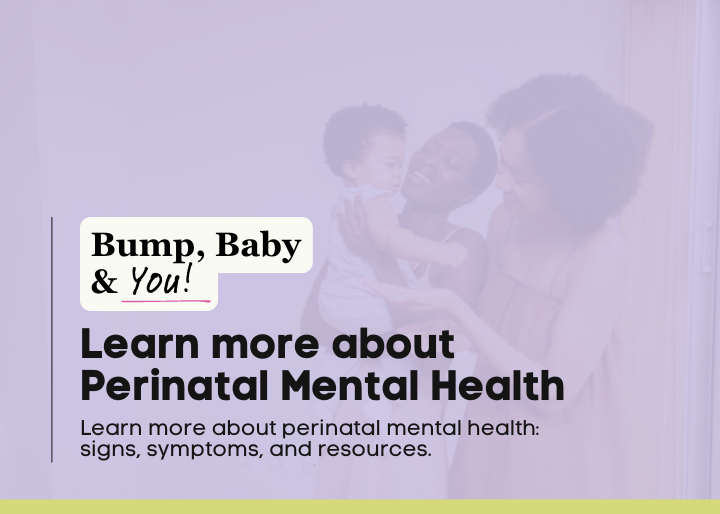 Learn more about perinatal mental health: signs, symptoms, and ...